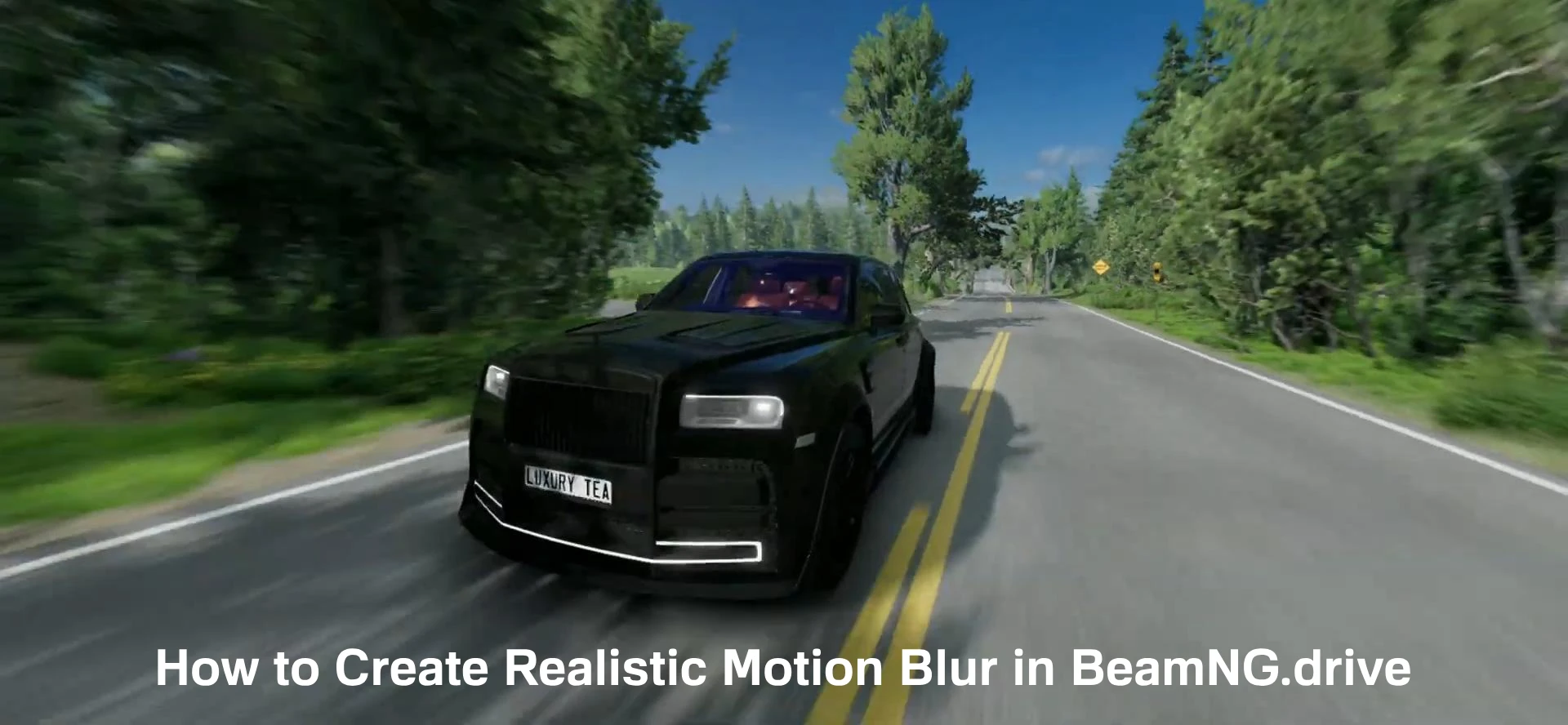 How to Create Realistic Motion Blur in BeamNG.drive - BeamNG.drive